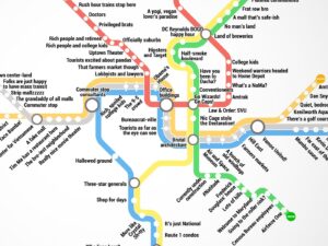 Orange Line Metro DC Washington with Time Schedule